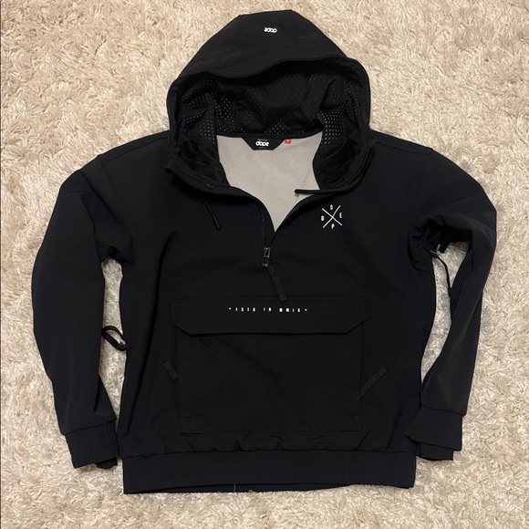 DOPE | Jackets & Coats | Dope Black Waterproof Hoodie Jacket | Poshmark
